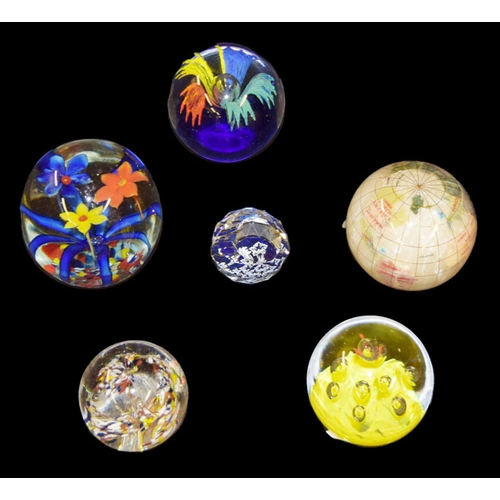 A Nice Lot of Six Paperweights