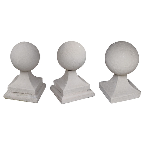 A Nice Set of Three Large Pillar Tops