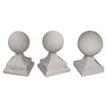 A Nice Set of Three Large Pillar Tops