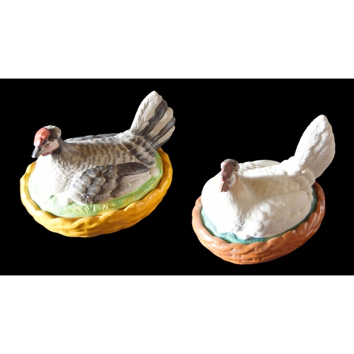 A Lot of of Two Early Hens on Nest