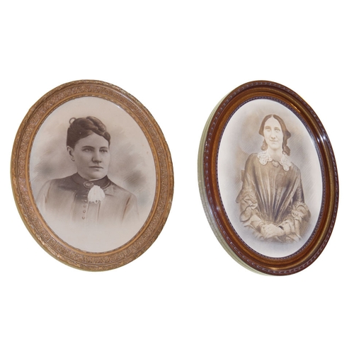 Two Oval Framed Portraits