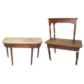 Two 'D' End Tables and another for Restoration