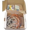 A Box of Cables and a Boxed Lot