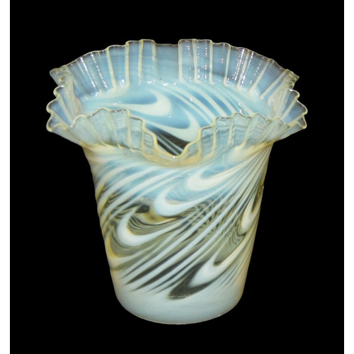 A Large Glass Lamp Shade