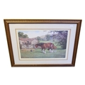 A Large Framed Print 'Only Foals and Horses' - Ron Beaton