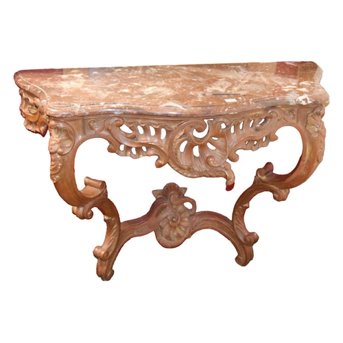 A Very Nice Marble Top Console Table