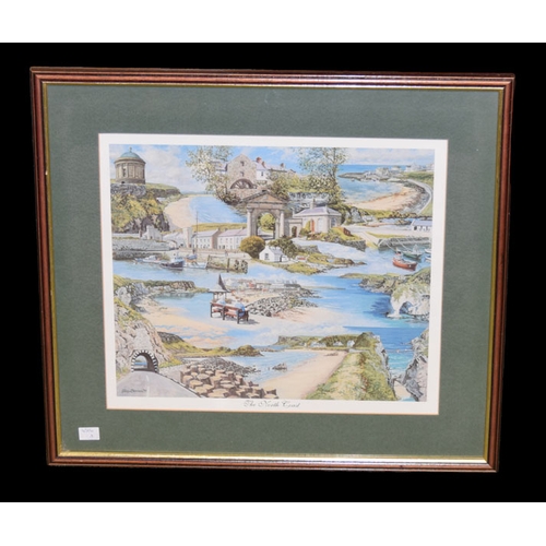 A Nicely Framed Print 'The North Coast' - Gary Devon