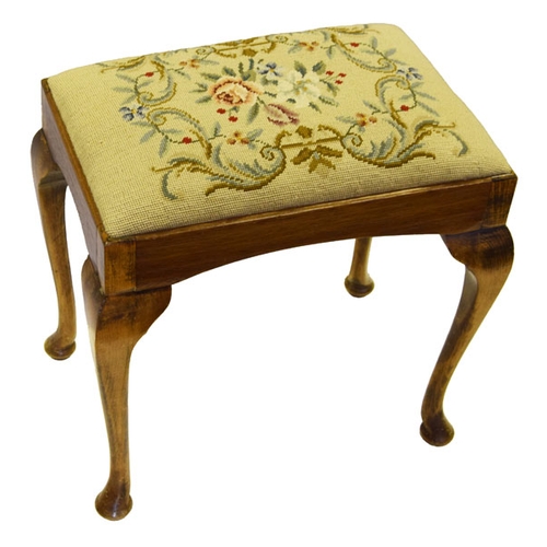 A Tapestry Top Stool