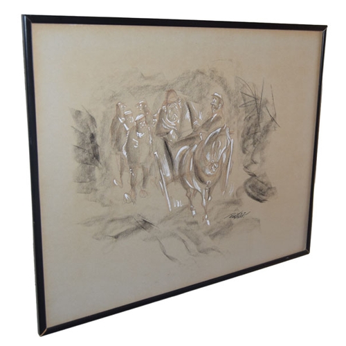 A Nice Drawing 'Heading Off' - Rowel Friars