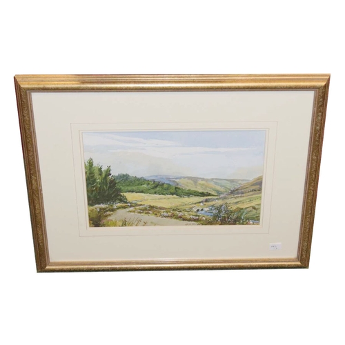 A Watercolour 'North Antrim Landscape' - Jack Wilkinson