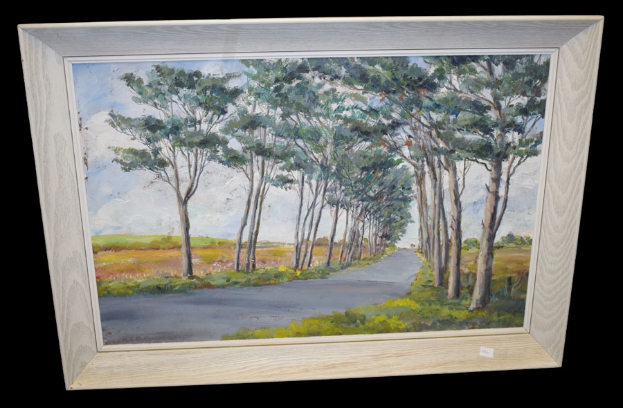 An Oil Painting 'The Frosses ' - K C McKeown