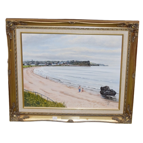 An Oil Painting 'On the Beach' - Liam Reilly