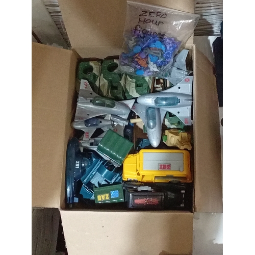 Large Collection of Bluebird 'Zero Hour' Figures, Vehicles & Accessories