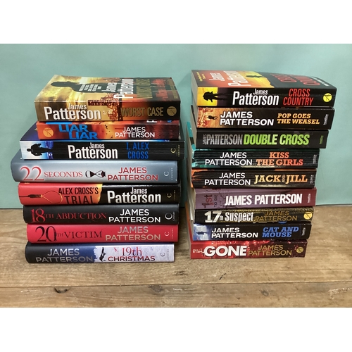 Collection of James Patterson Novels, Hardback & Paperback