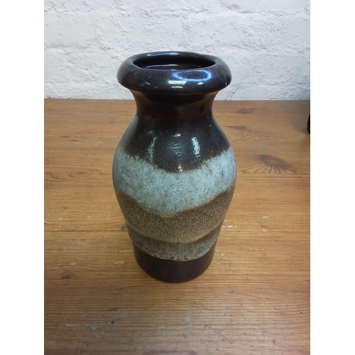 Beautiful West German stone wear vase hight 8.5in