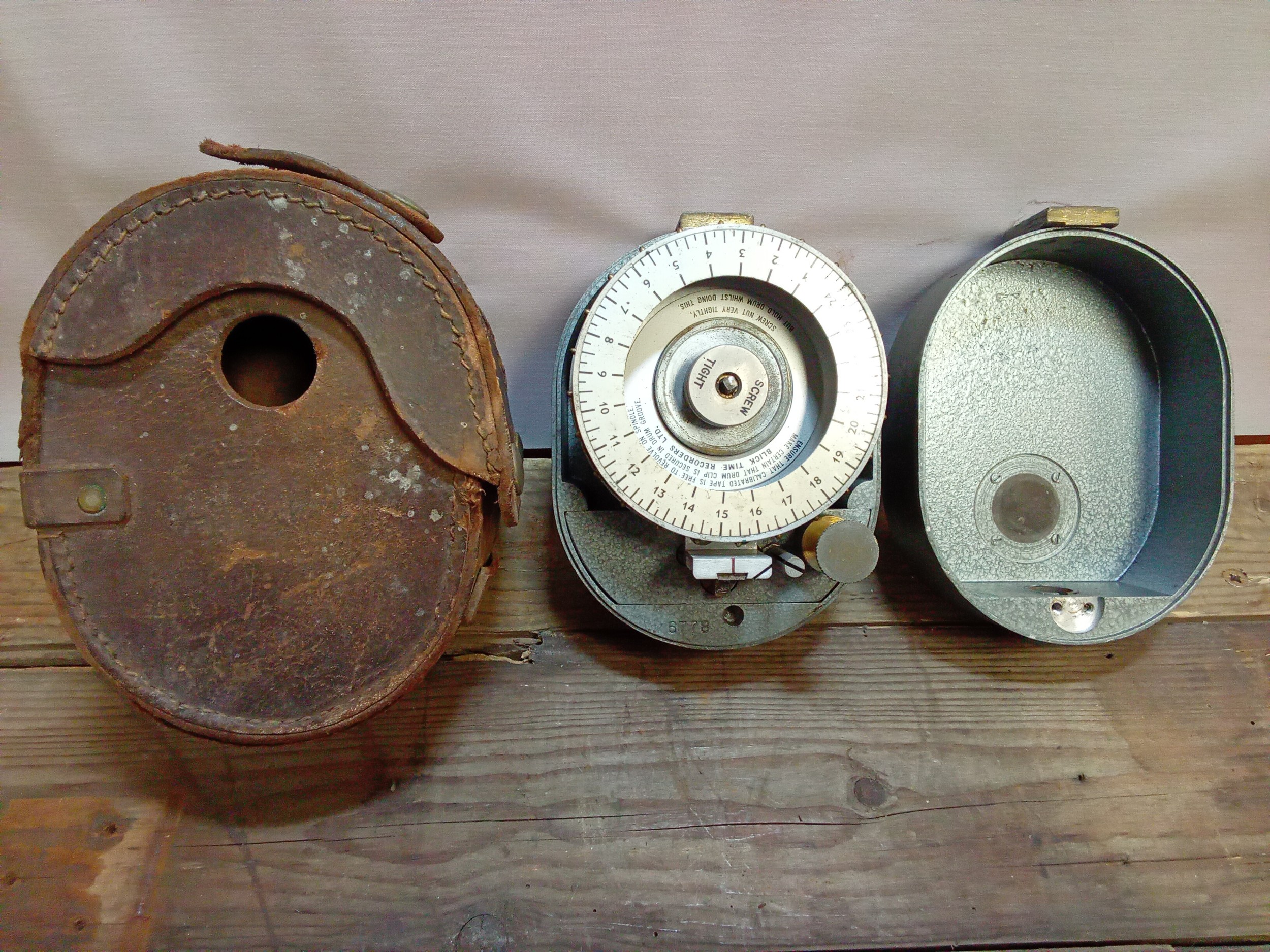 1960's Blick Security Guards Portable Time Recorder