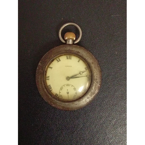 Silver Pinnacle 7 Jewels Pocket Watch. Swiss Movement. Hallmarked 1922 ...