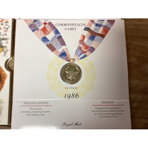 Royal Mint Commonwealth Games 1986 Commemorative £2 Coin