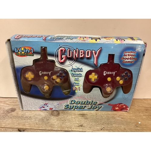 Gun boy Joystick Console and Gun 3 in 1 Double Action Shooting Game 64 ...