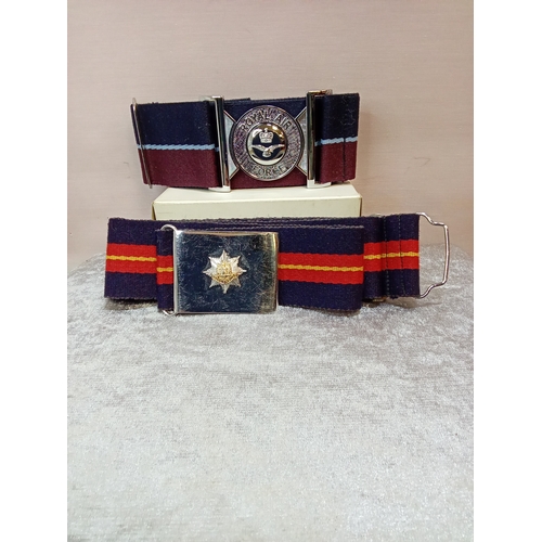RAF Stable Belt & Royal Anglian Regiment Genuine Belts
