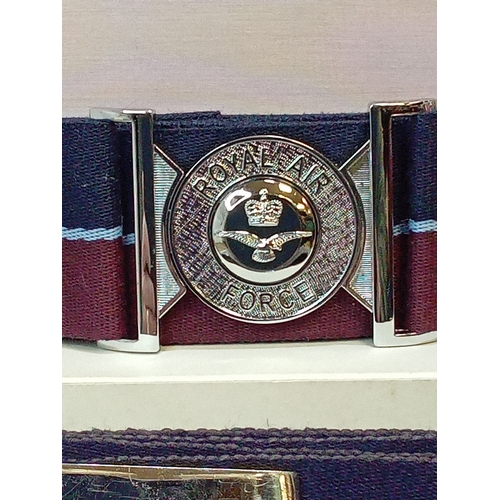 RAF Stable Belt & Royal Anglian Regiment Genuine Belts