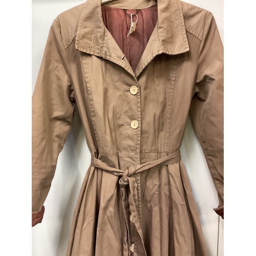 Vintage Long Mackintosh Trench Style Rain Coat