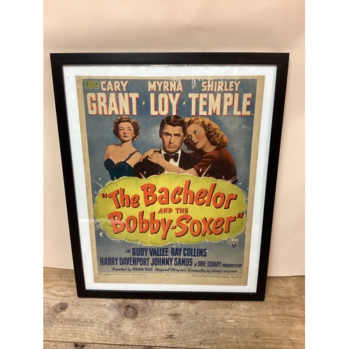 Film Advertising Poster Framed 1947 The Bachelor and the Bobby Soxer ...
