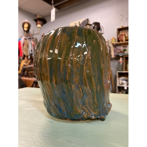 Glazed Studio Pottery Head