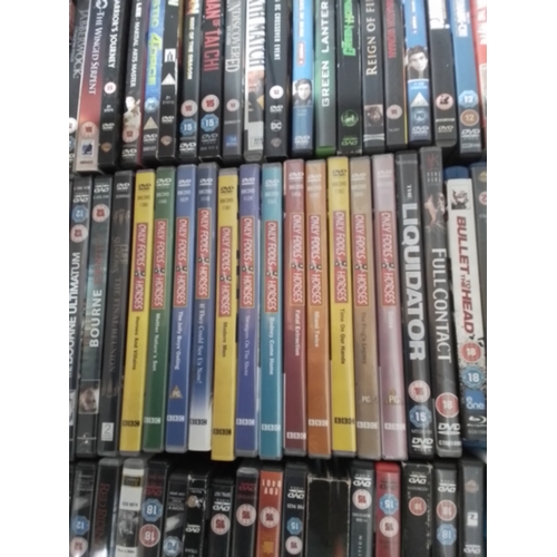 Very large collection of DVDS for all ages to include, Only fools and ...