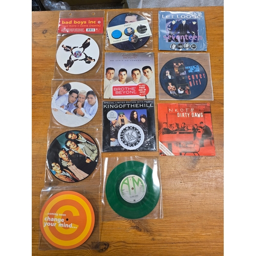 Collection of 7" Coloured Vinyl & Picture Discs to Include Brother ...