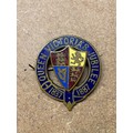 1887 Queen Victoria Golden Jubilee Enamelled Pin Badge