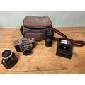 EXA 11B Camera & Bag of Accessories