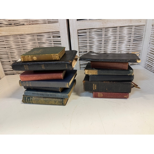 Collection of vintage and antique bibles