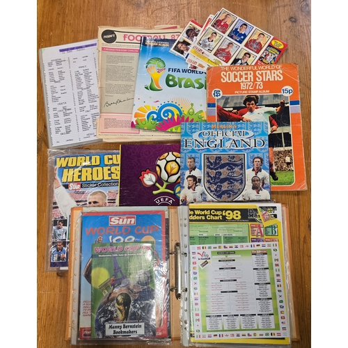 Collection of Football Card & Sticker Albums