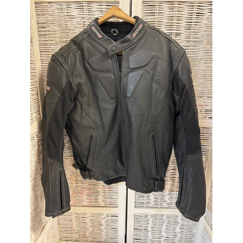 Rayven leather motorcycle jacket size 44