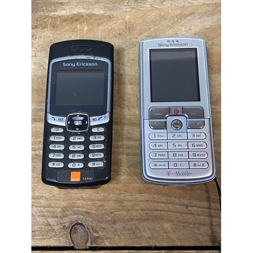 2 x Early Sony Ericsson Mobile Phones