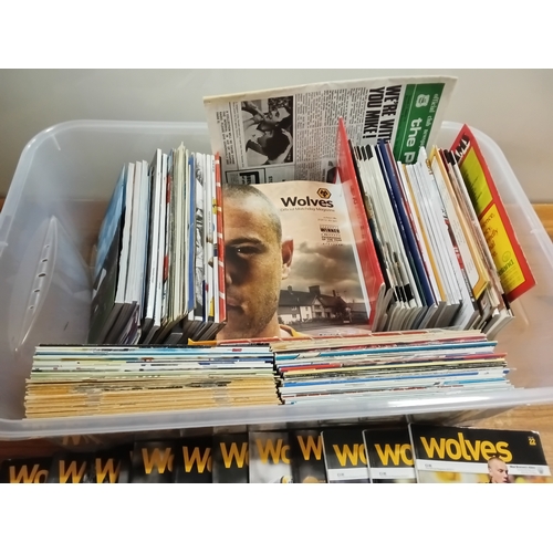 Large collection of Wolves football official matchday magazines ...