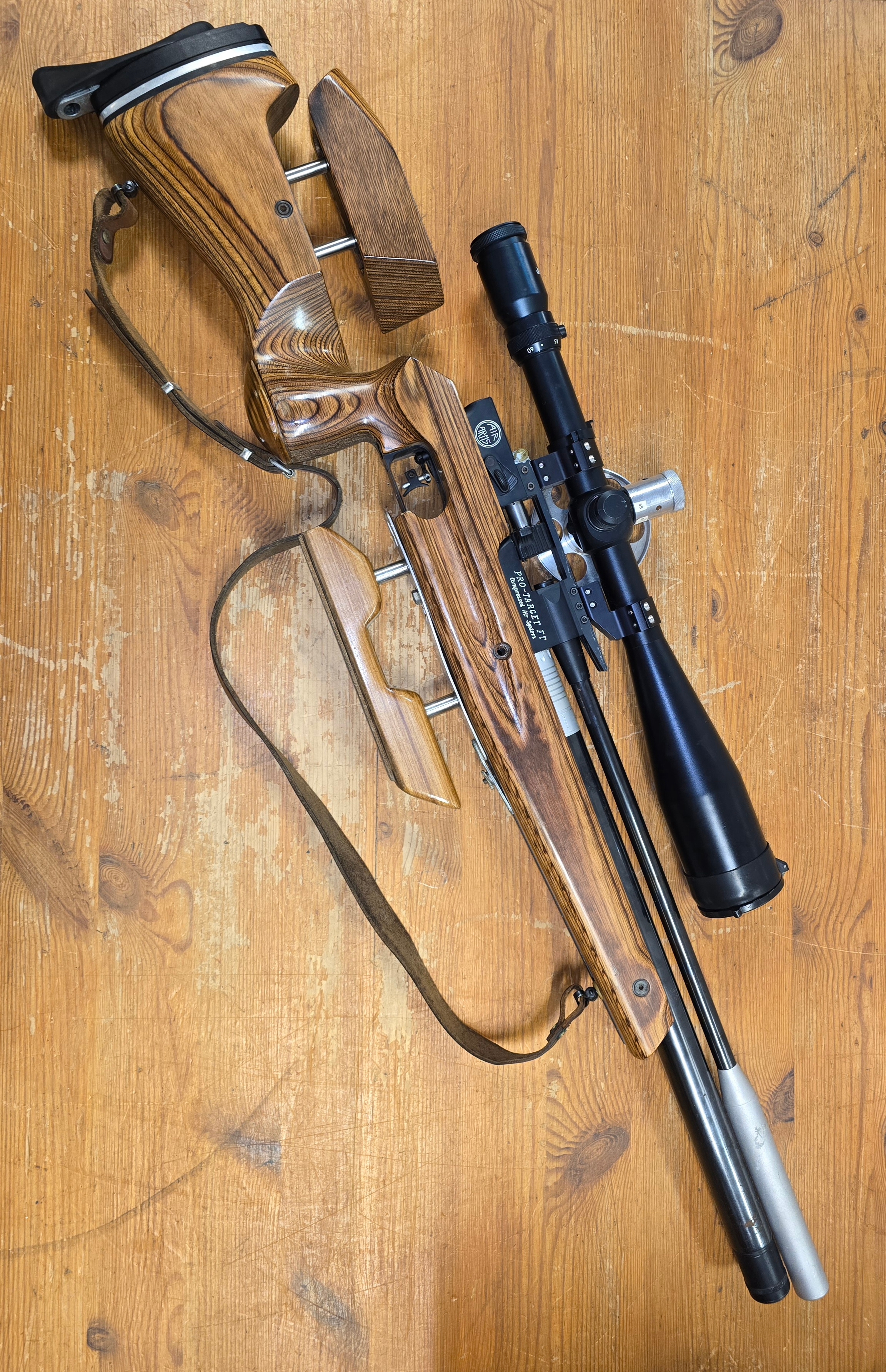 Air Arms 0.177 Pro-Target FT Compressed Air Rifle c/w Tasco Scope