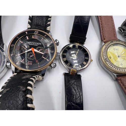 A collection of watches to include Ricardo, Ferrari x 2, Chrono - Swiss ...