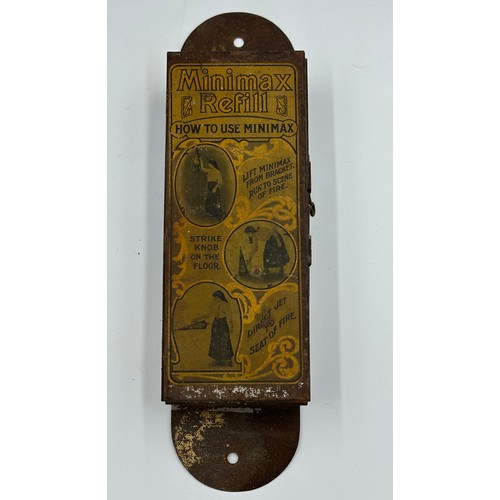 A vintage Minimax Refill Tin together with a collection of vintage ...