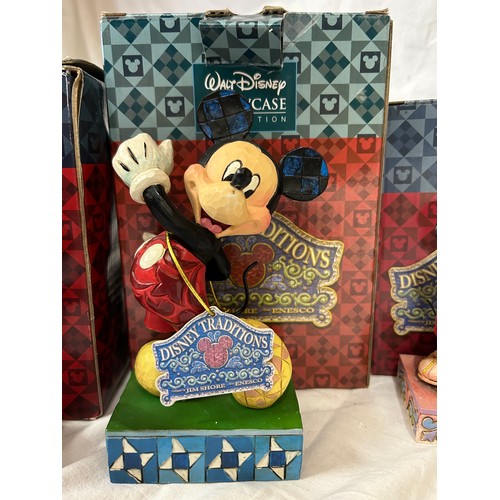 A Selection of 9 'Walt Disney SHOWCASE collection figurines all boxed ...