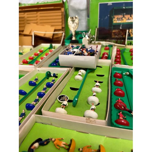 A collection of twenty-one vintage 00 scale Subbuteo teams comprising ...
