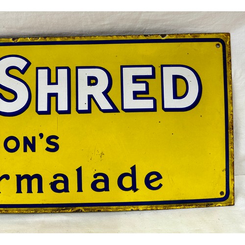 An original enamel advertising sign 'Robertson's Silver Shred Lemon ...