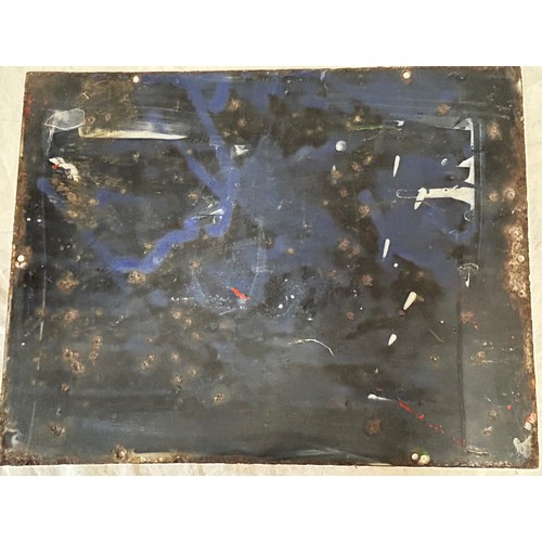 An original enamelled metal sign for 'National Insurance Chemist Depot ...