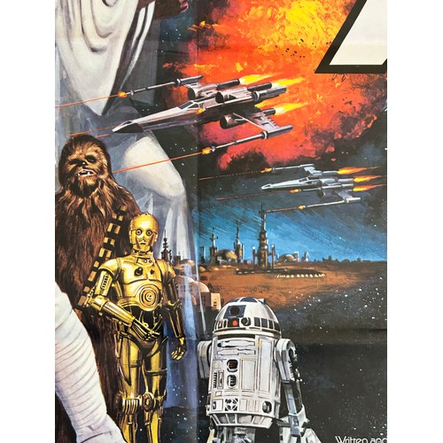 Star Wars (1977), Pre-Oscars original British Quad Film Poster, artwork ...