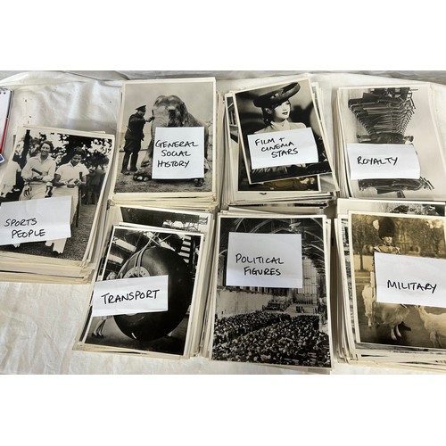 A large quantity, approx 300 black and white proof photographs taken by ...