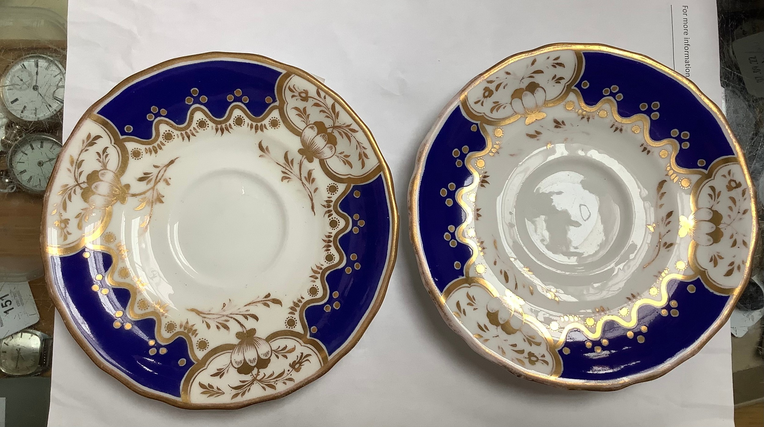 A Copeland & Garrett late Spode Feldspar 'Wellington' shape porcelain ...