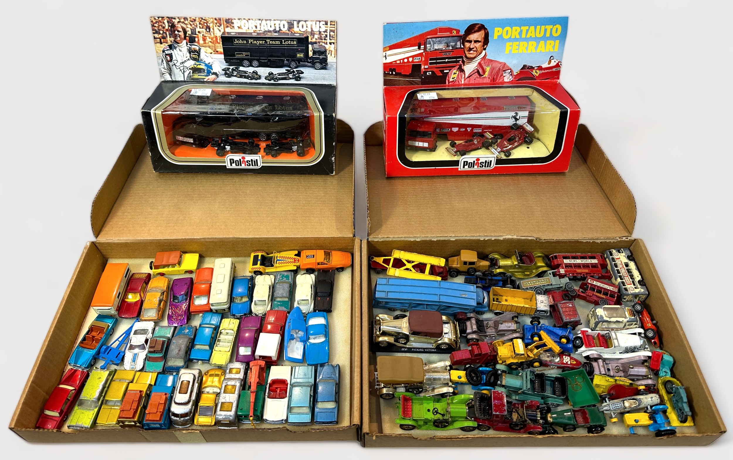 Two Polistil RJ Series die-cast model Formula One sets, comprising, RJ ...