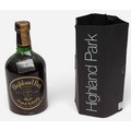 A bottle of Highland Park Black Label Malt Scotch Whisky, 18 Years Old ...