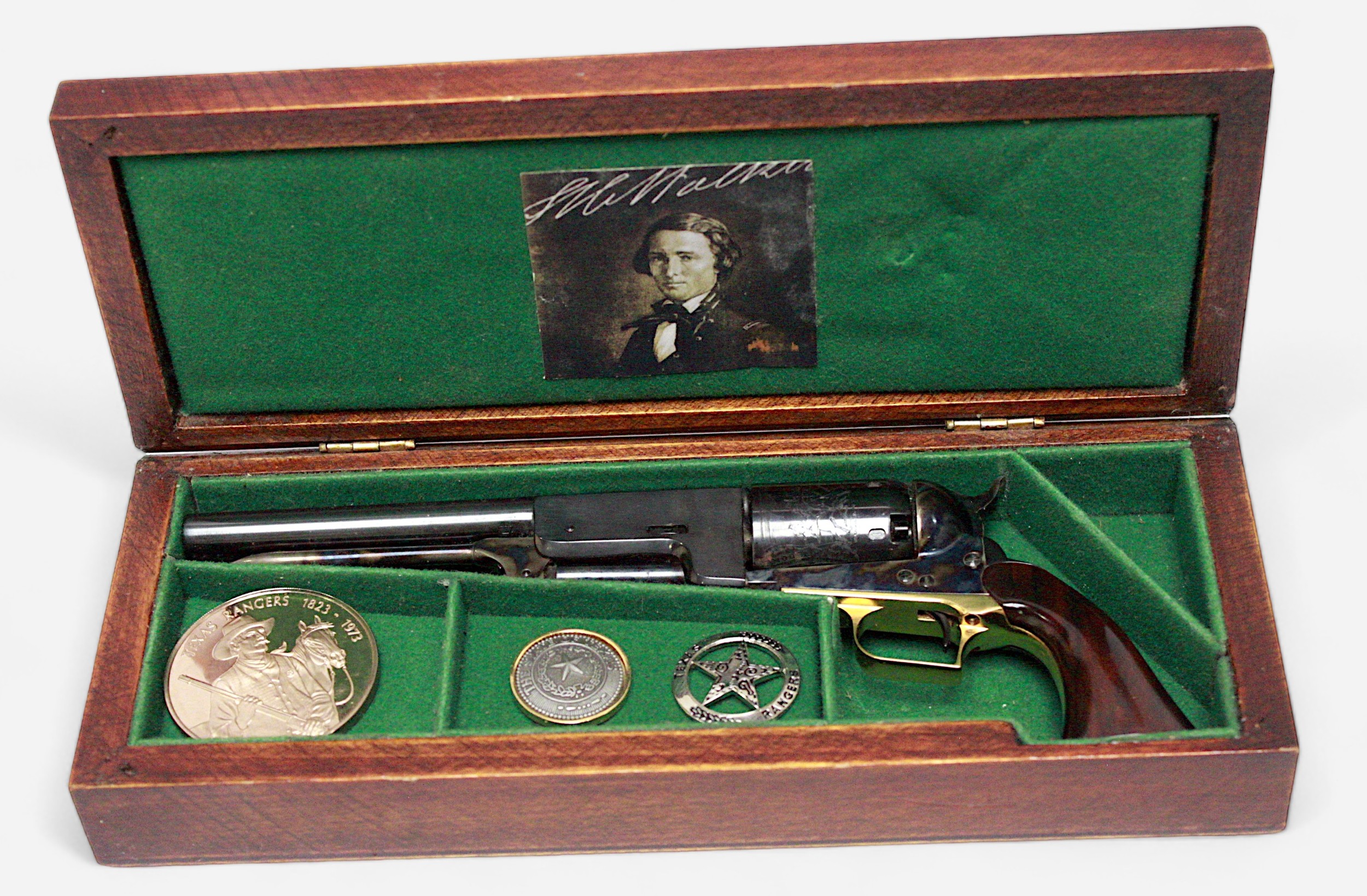 An 1847 Walker Colt Miniature - an inert miniature scale reproduction ...